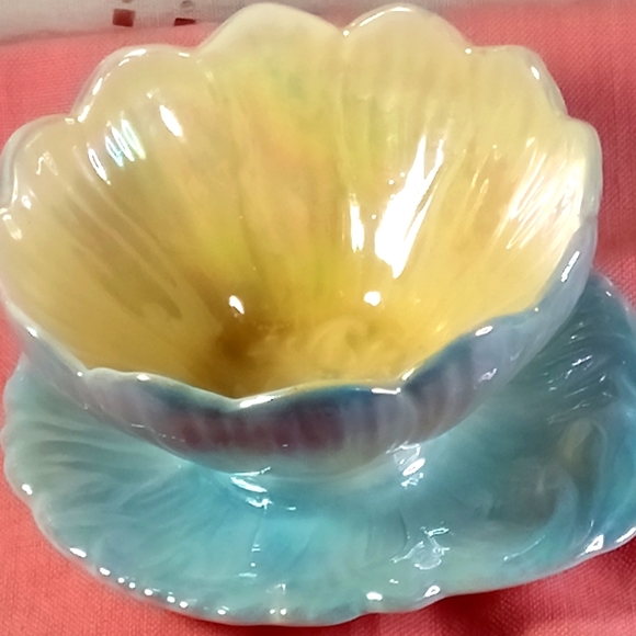 Winton | Dining | Vintage 93s Royal Winton Grimwades Desertsundae Blue Lilypad Dish | Poshmark